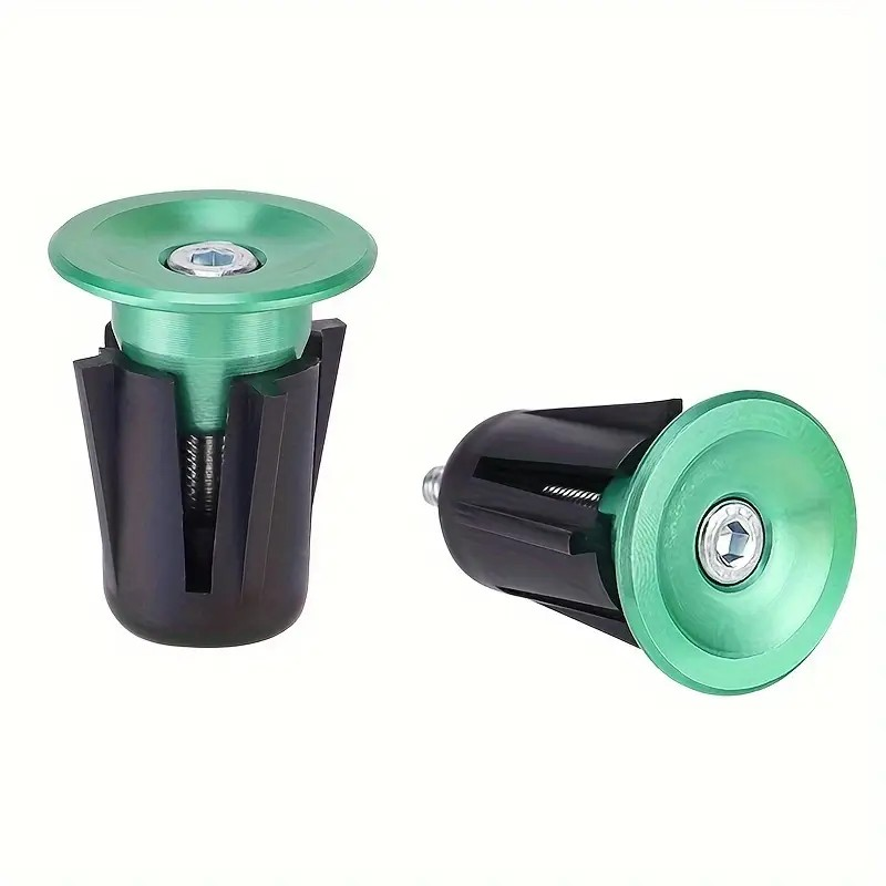 Embout de cintre guidon vélo Alu Light Vert