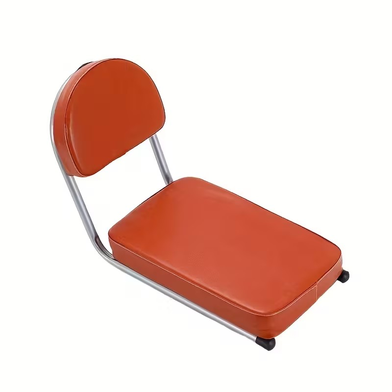 Siège De Porte Bagage Arrière Avec Dosseret Pour Passager Vélo Marron