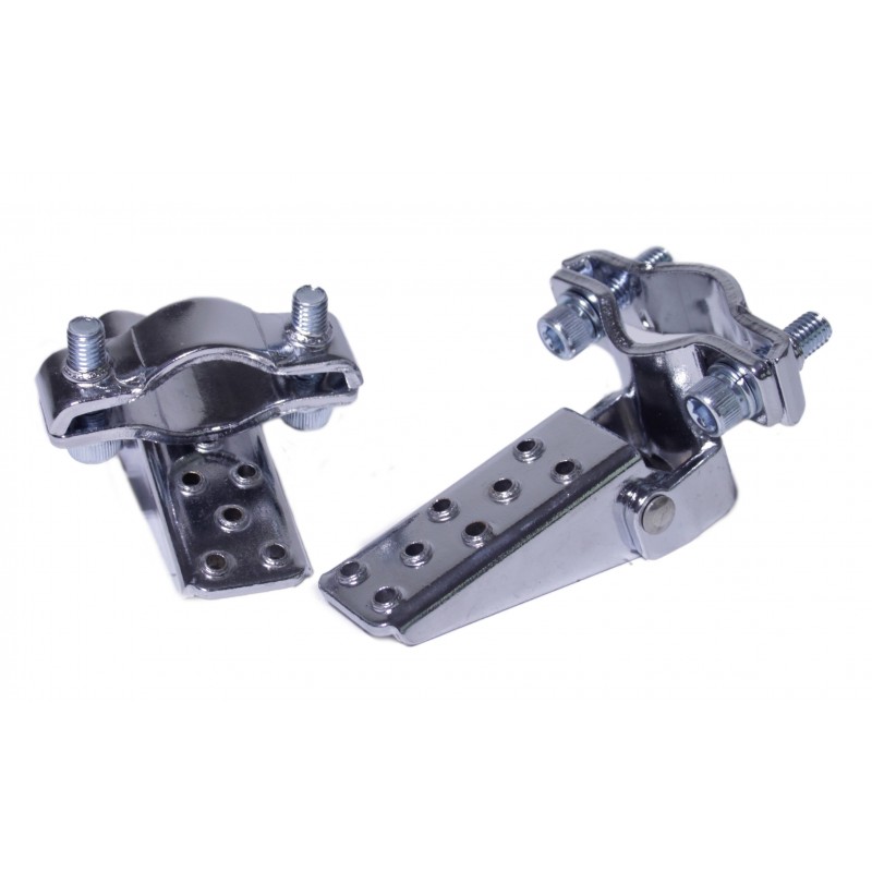 Cale Pieds Passager Vélo Chrome