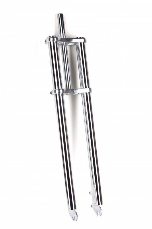 Fourche Double Bras 69cm 1" Chrome velo chopper