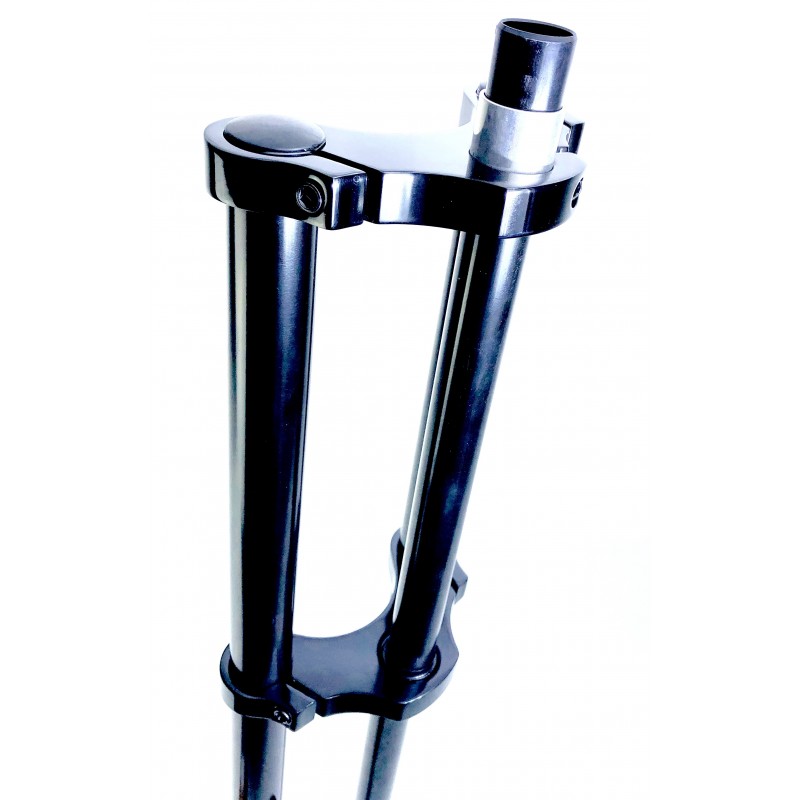 Fourche Double Bras Décalé Noir 84cm velo chopper