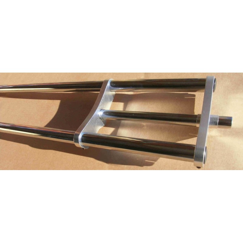 Fourche Crown Double Bras 660 velo chopper FATBIKE 1 1/8"