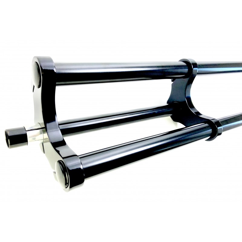 Fourche Double Bras Décalé Noir 84cm velo chopper 1 1/8"