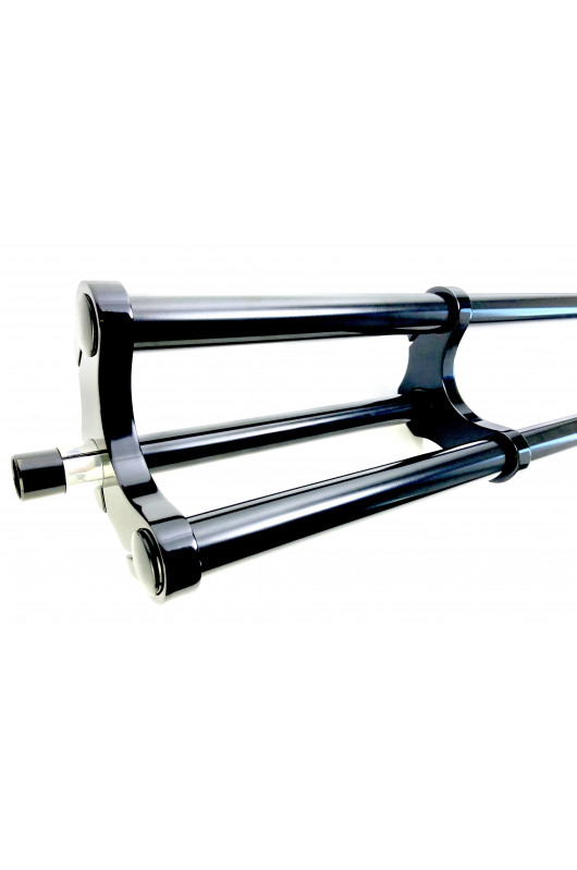 Fourche Double Bras Décalé Noir 84cm velo chopper 1 1/8"