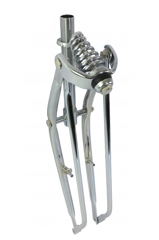 Fourche Springer Chrome 1" 1/8 V-Brake vélo 26" beachcruiser